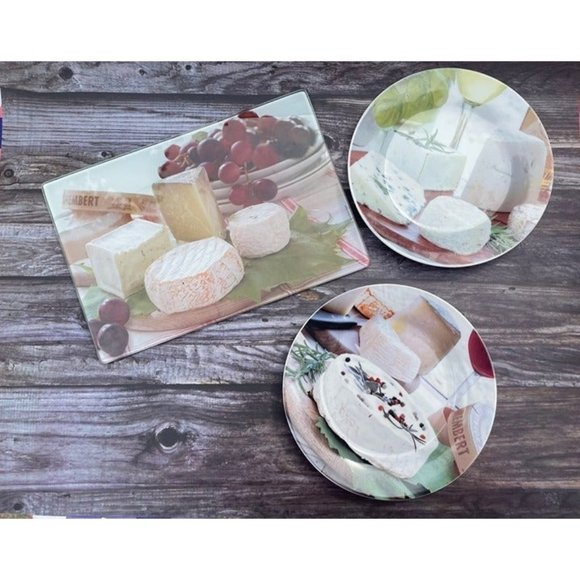 Dori Papis | Dining | Dora Papis Easy Life Plates Cheese Board Set ...